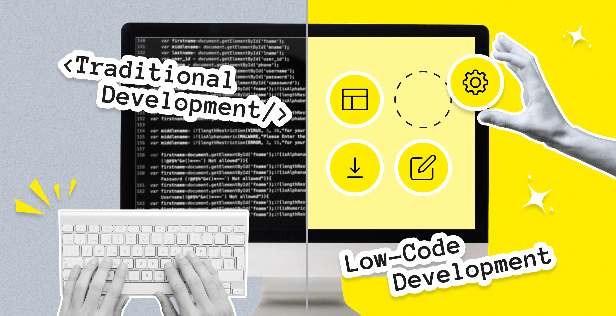 Low-Code vs Traditional Development: What’s the Difference?